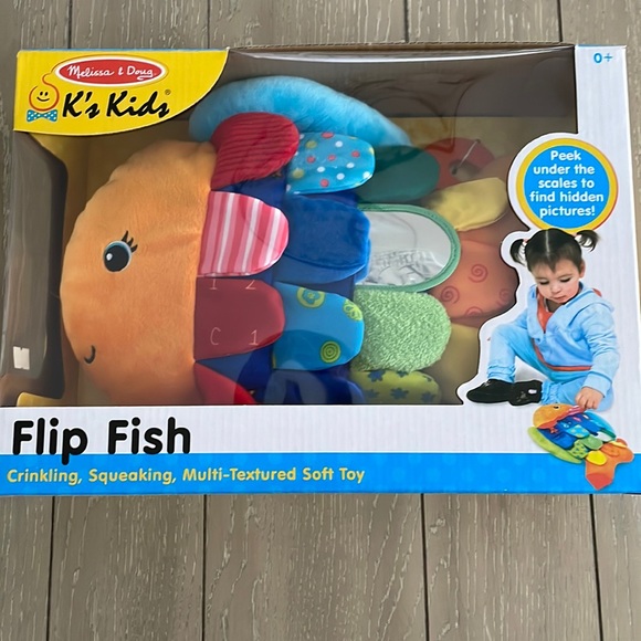 Melissa & Doug | Toys | Melissa Doug Flip Fish Soft Toy | Poshmark